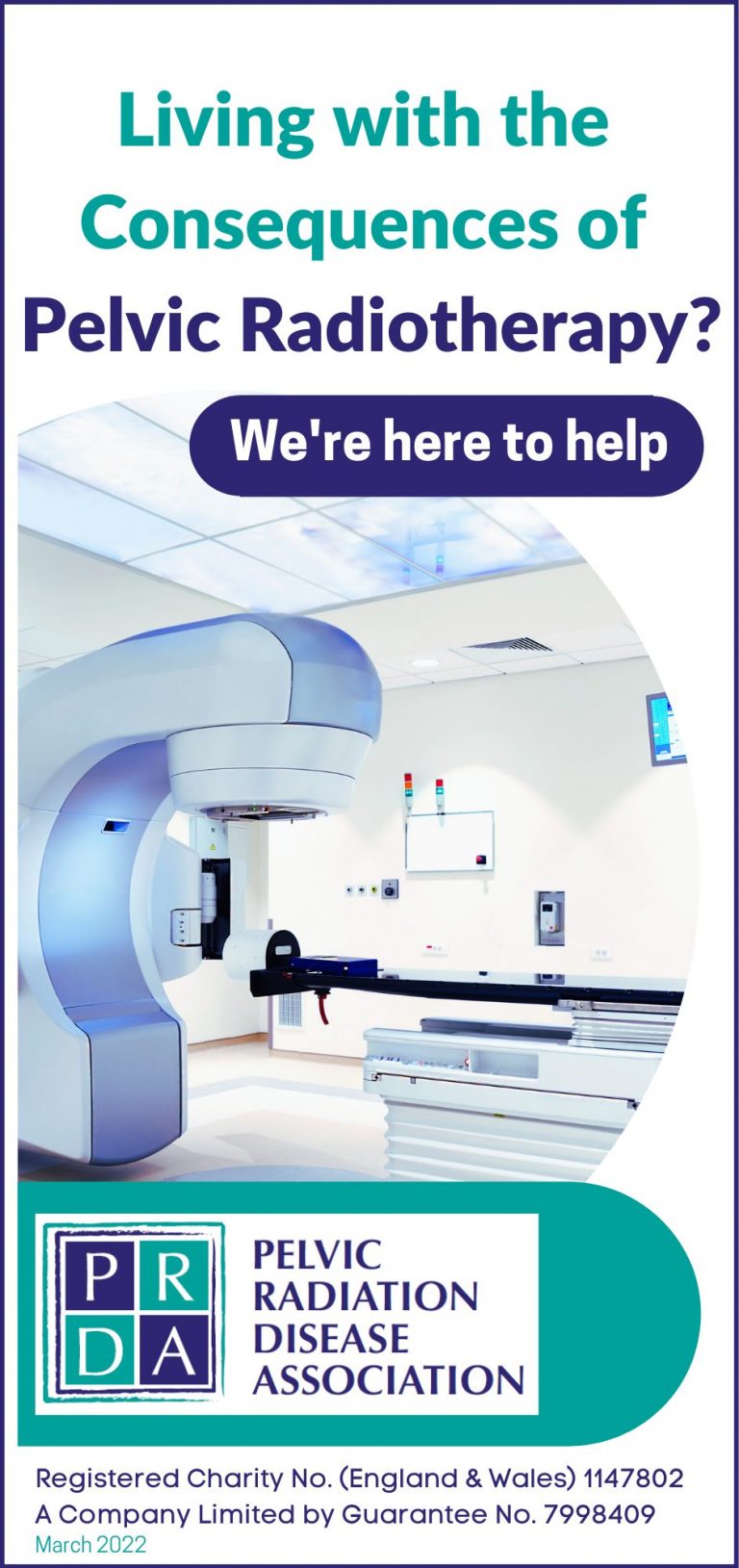 Pelvic Radiation Disease Association leaflets and posters